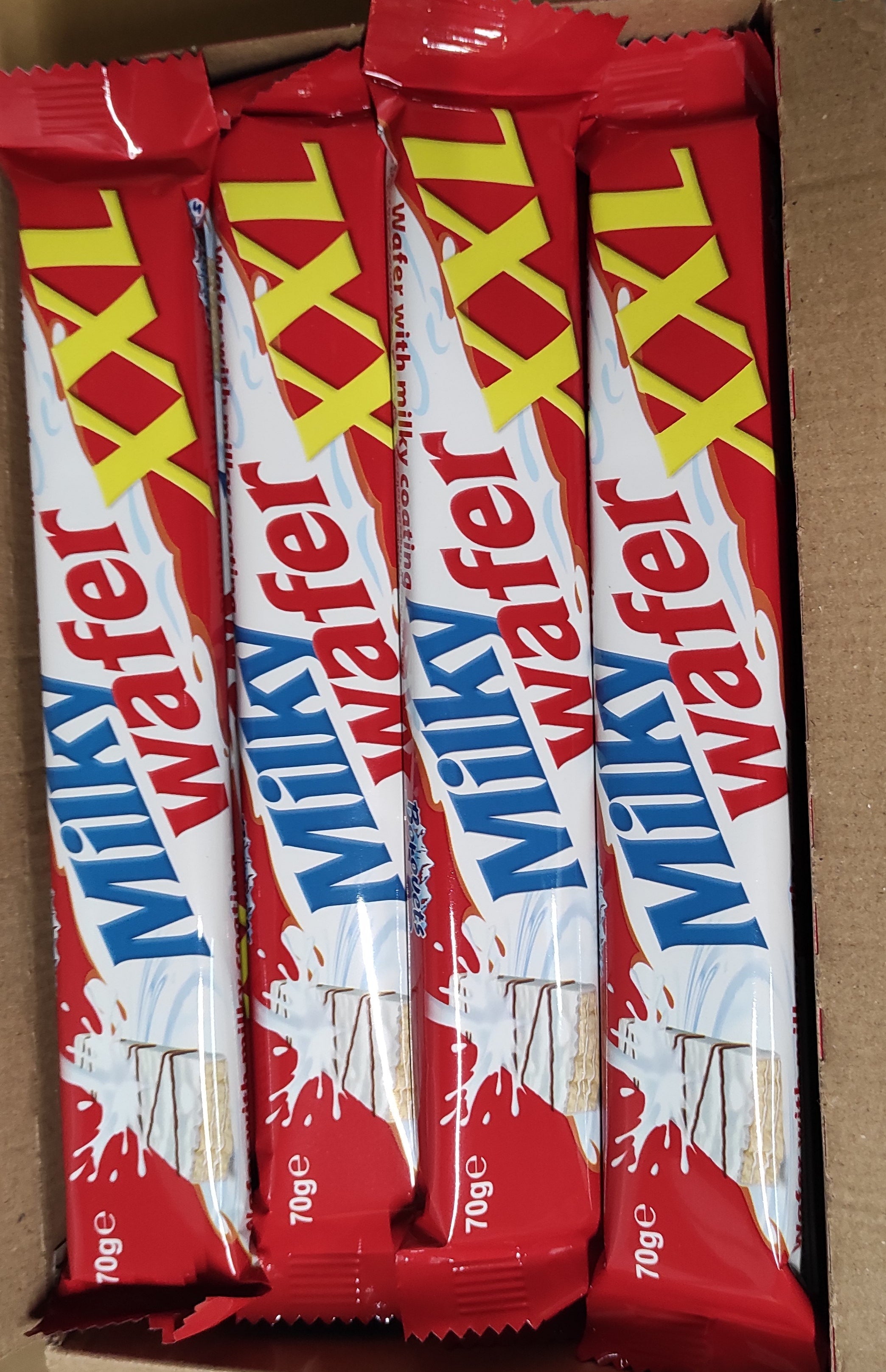 Wafer Milky XXL 70g 24u STAR – La comercial de Belcan