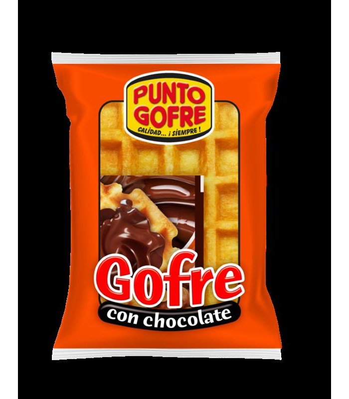 Gofre con Chocolate 10u – La comercial de Belcan